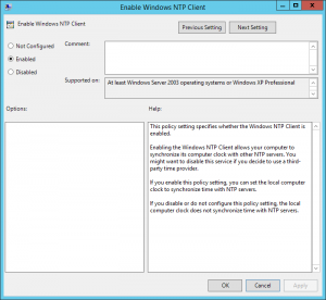 Configuring NTP on Windows using GPO | Sysadmin Lab