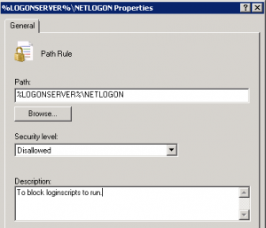 Disable/Block running logon script in Citrix/TS/RDS environments | Sysadmin Lab